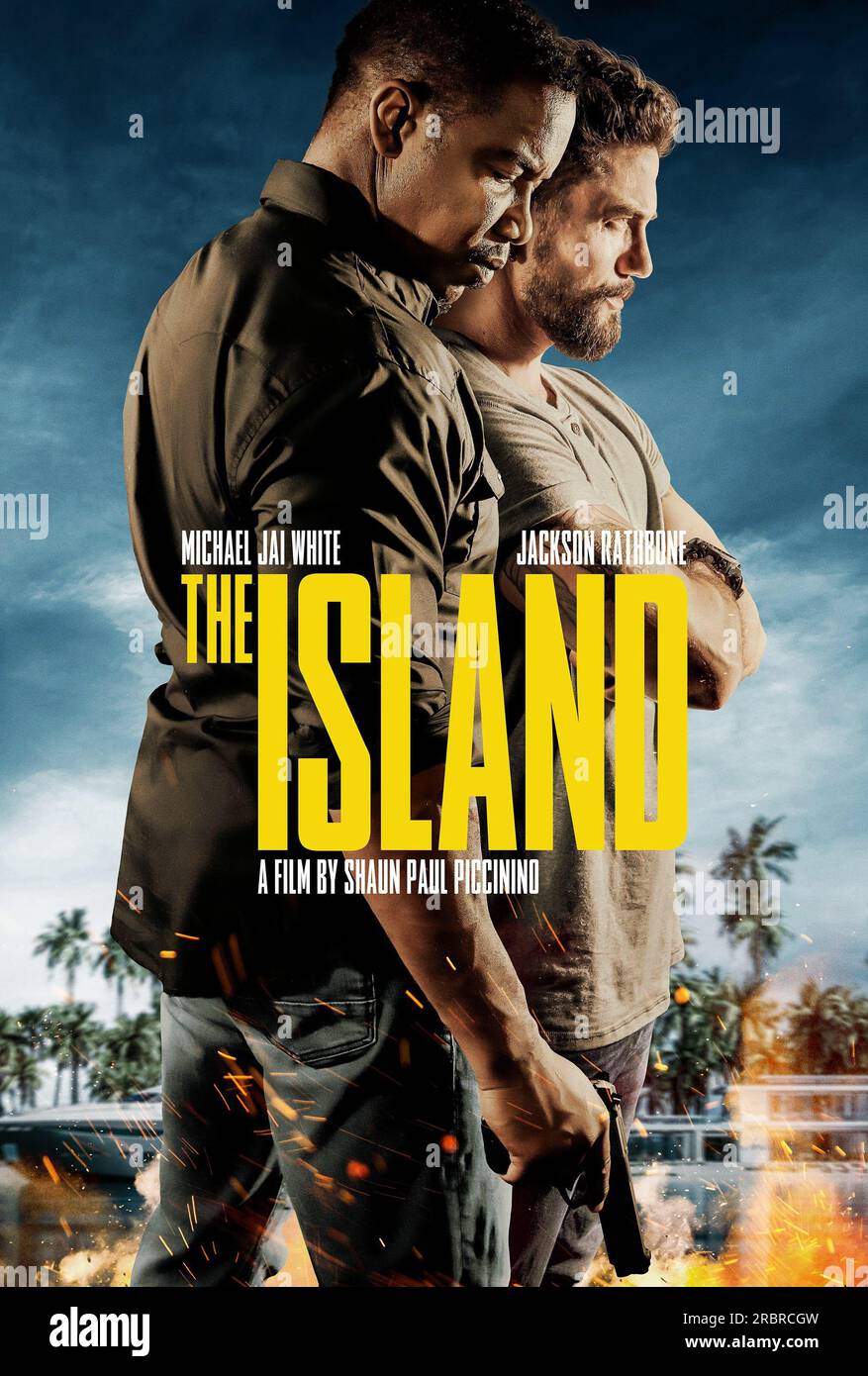 THE ISLAND, poster, from left: Michael Jai White, Jackson Rathbone ...