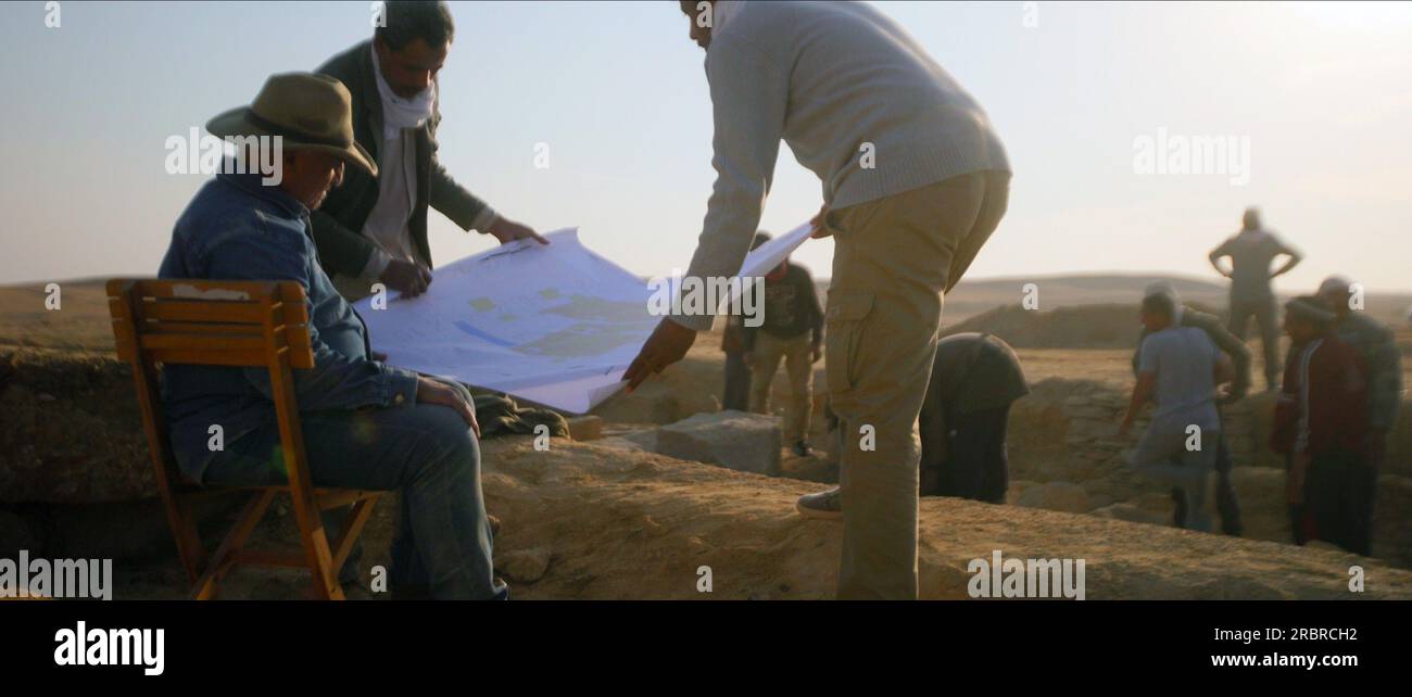 UNKNOWN: THE LOST PYRAMID, Zahi Hawass (left), 2023. © Netflix ...