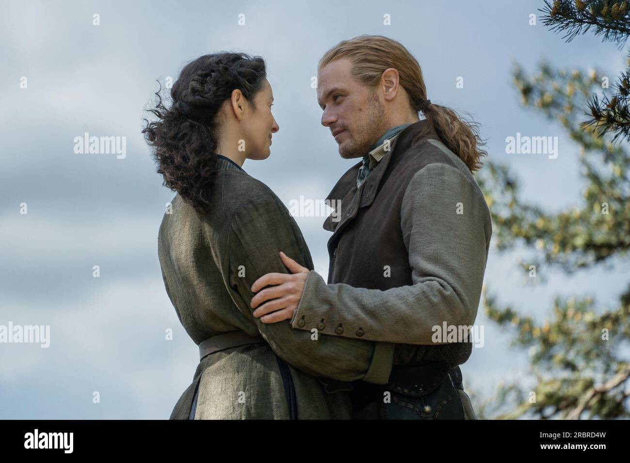 OUTLANDER, from left: Catriona Balfe, San Heughan, Death Be Not Proud ...
