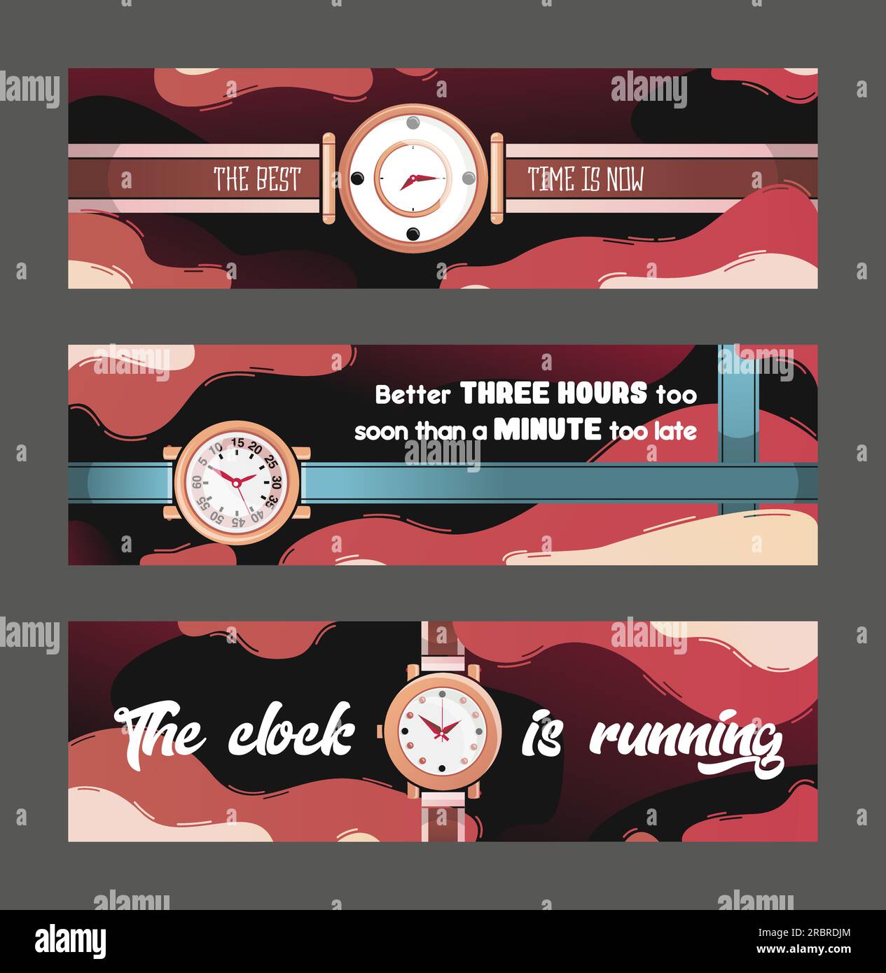 Impressive clock Stock Vector Images - Alamy