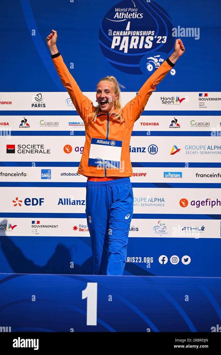 Paris, France. 10th July, 2023. PARIS, FRANCE - JULY 10: Fleur Jong of the Netherlands during ...