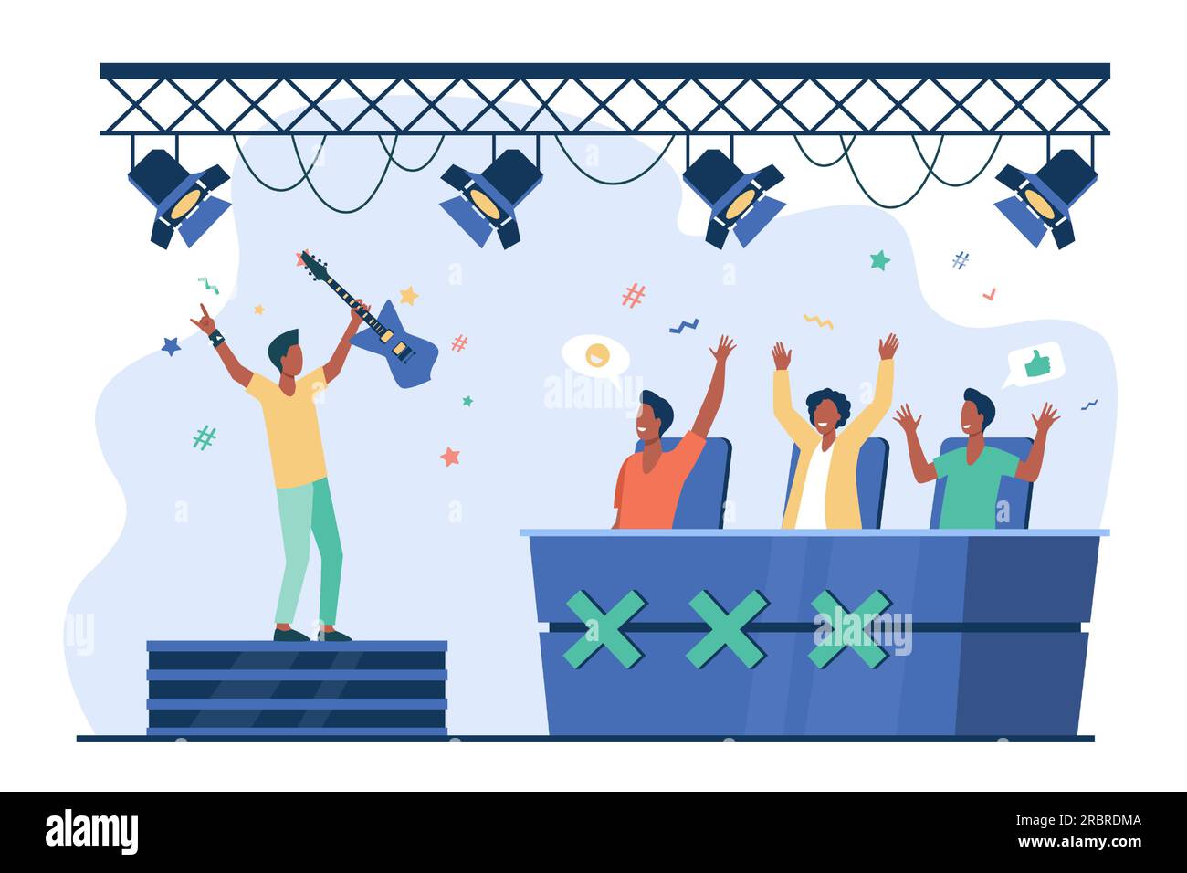 The all star talent show hi-res stock photography and images - Alamy