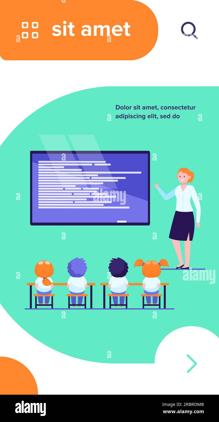 Primary School Class Stock Vector Image And Art Alamy