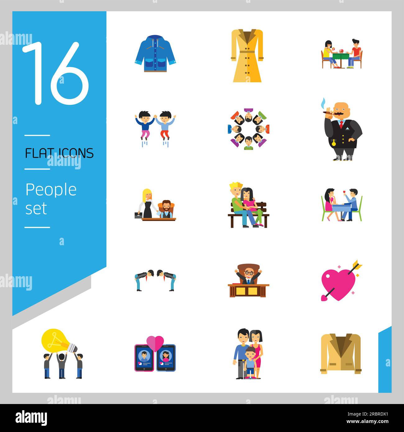 People Icon Set Stock Vector Image & Art - Alamy