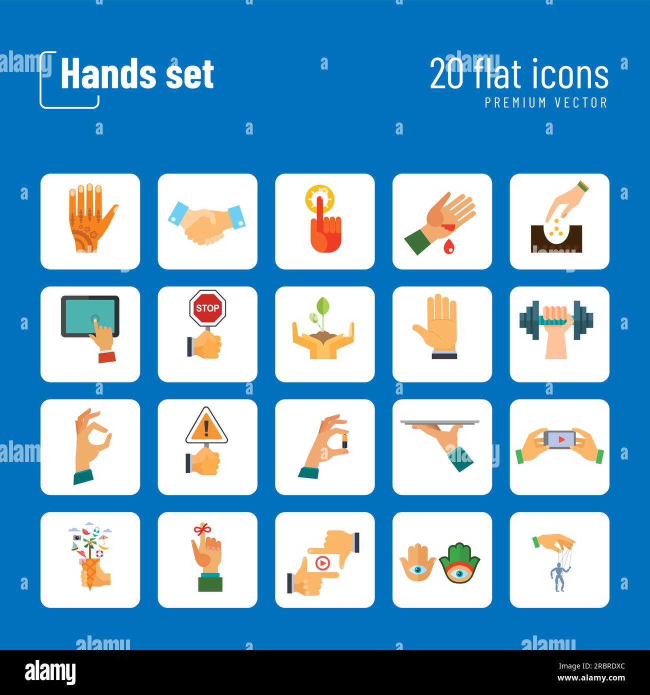 Mehendi hands Stock Vector Images - Alamy