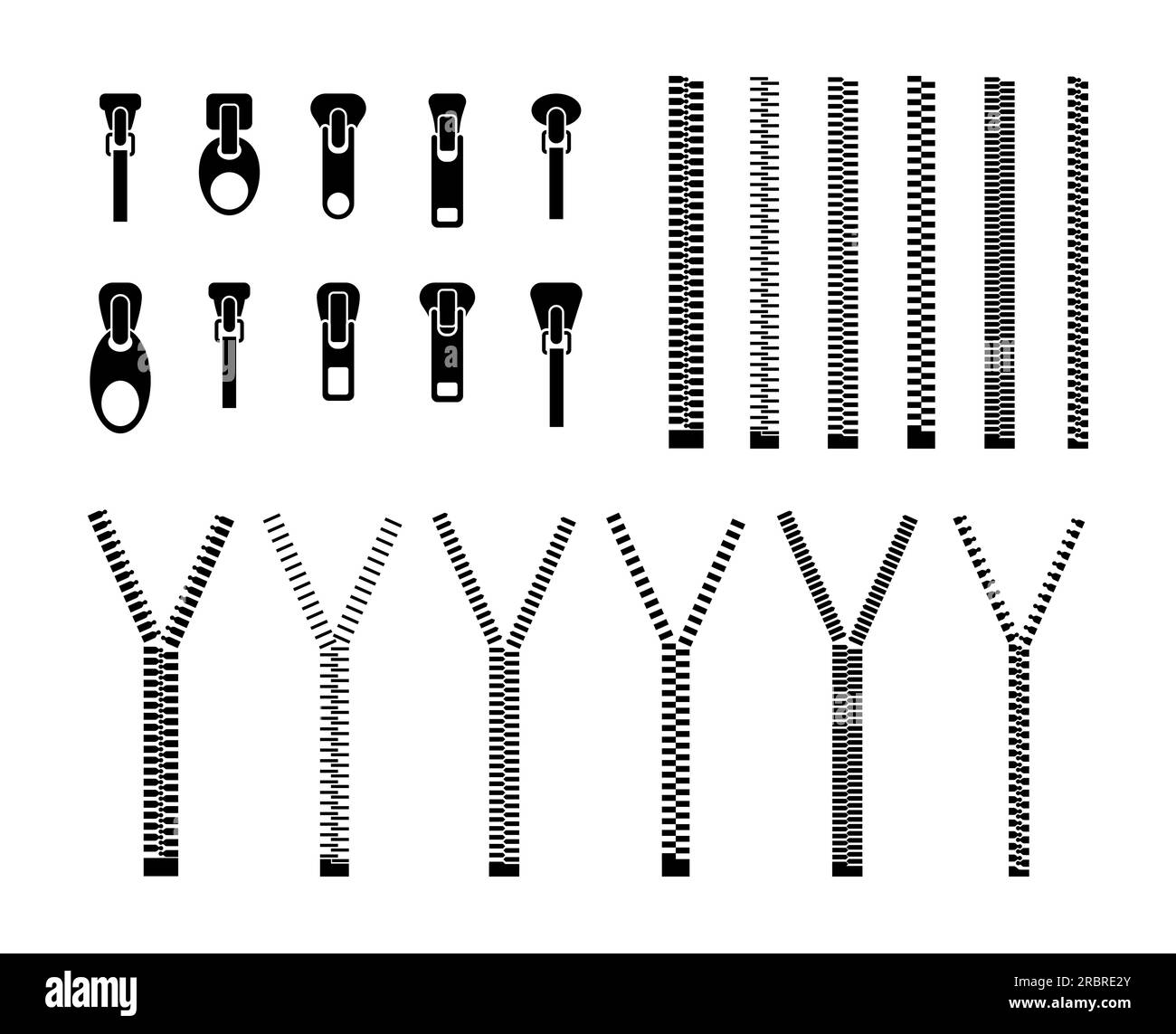 Zipper silhouettes flat pattern set Stock Vector Image & Art - Alamy Zipper silhouettes flat pattern set Stock Vector Image & Art - Alamy