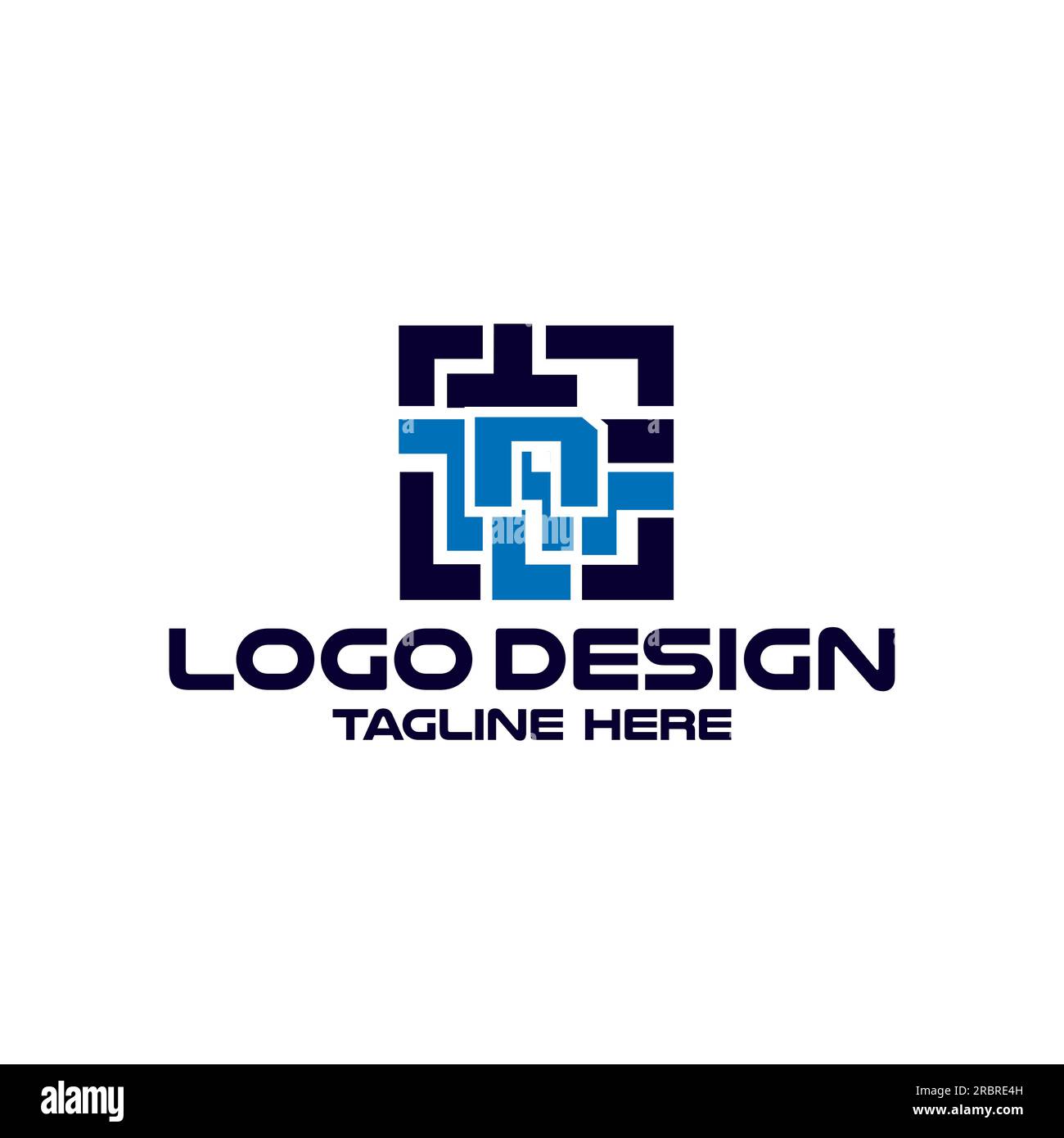 N Tech Creative Business Logo Design Stock Vector Image & Art - Alamy