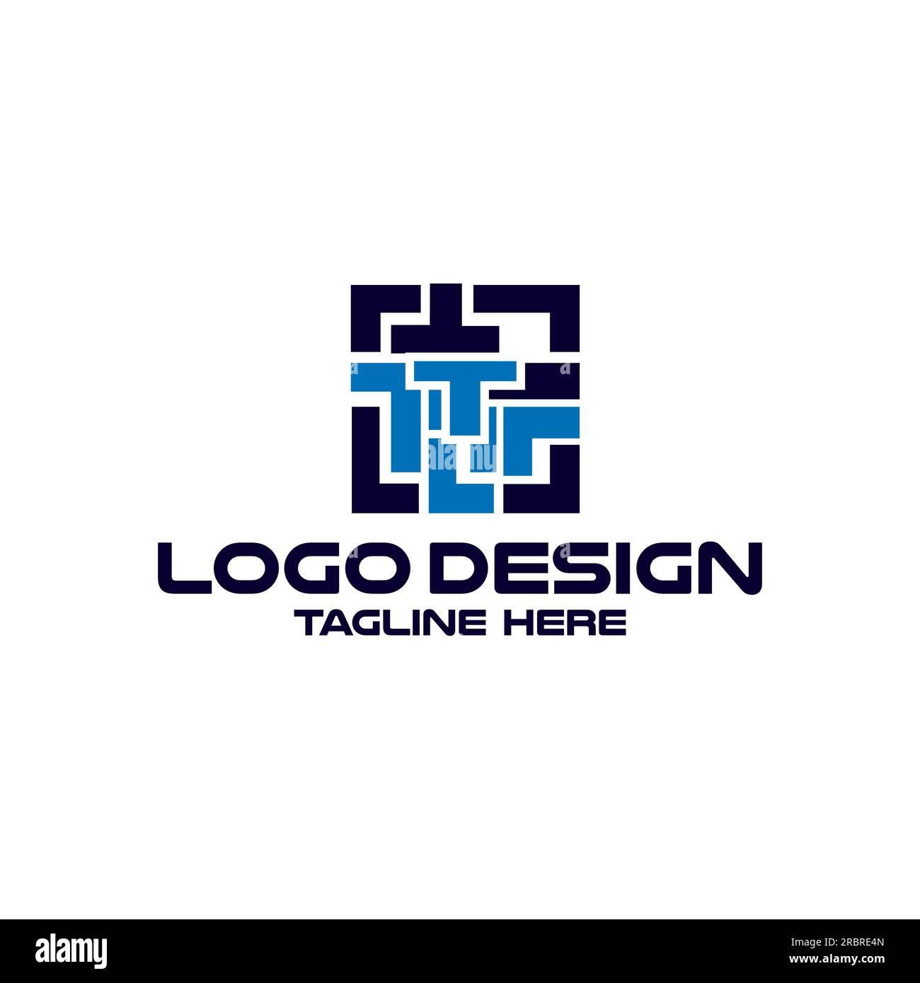 Letter T Modern Digital Technology Logo Design Vector Stock Vector ...