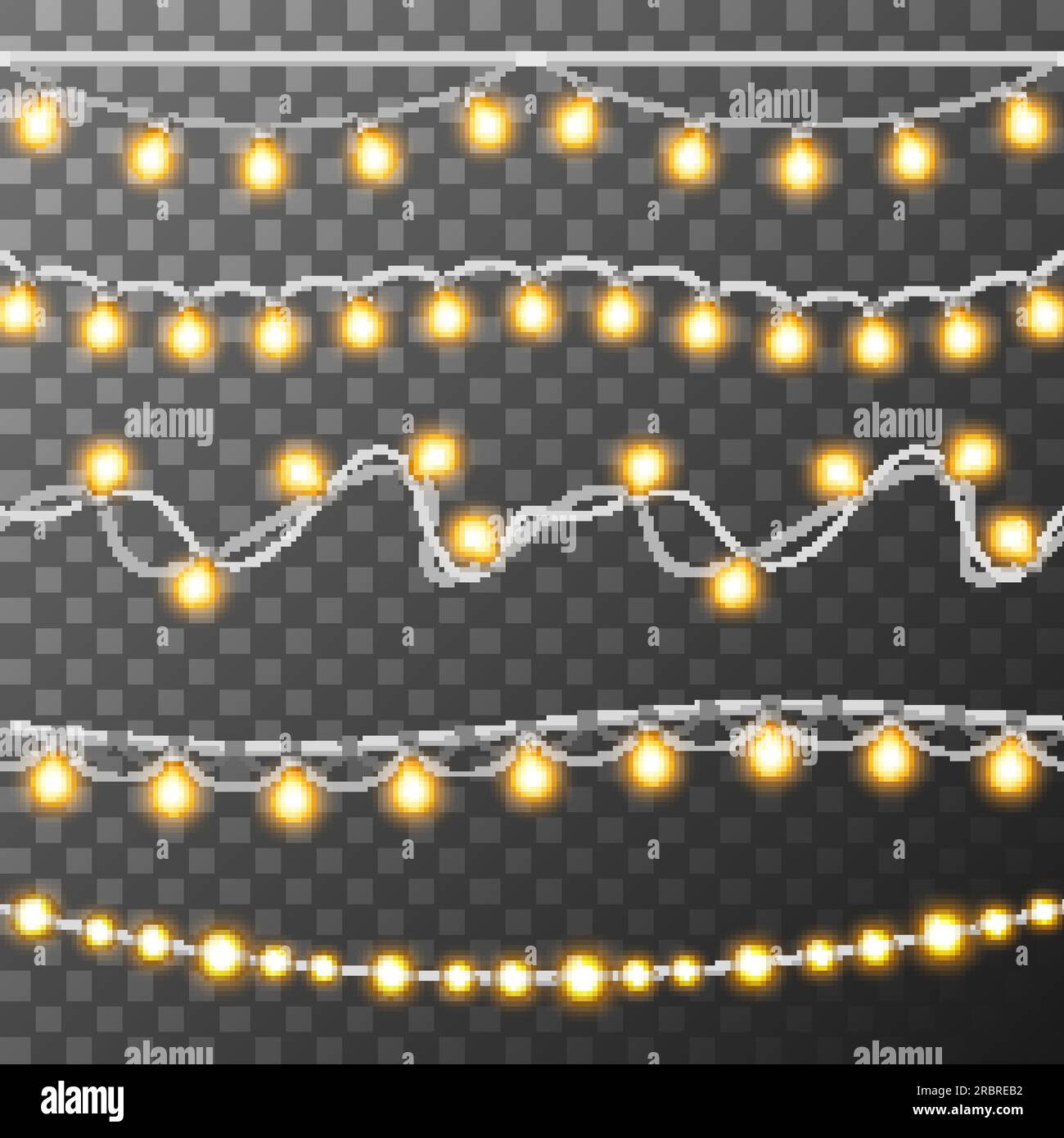 Light strands Stock Vector Images - Alamy