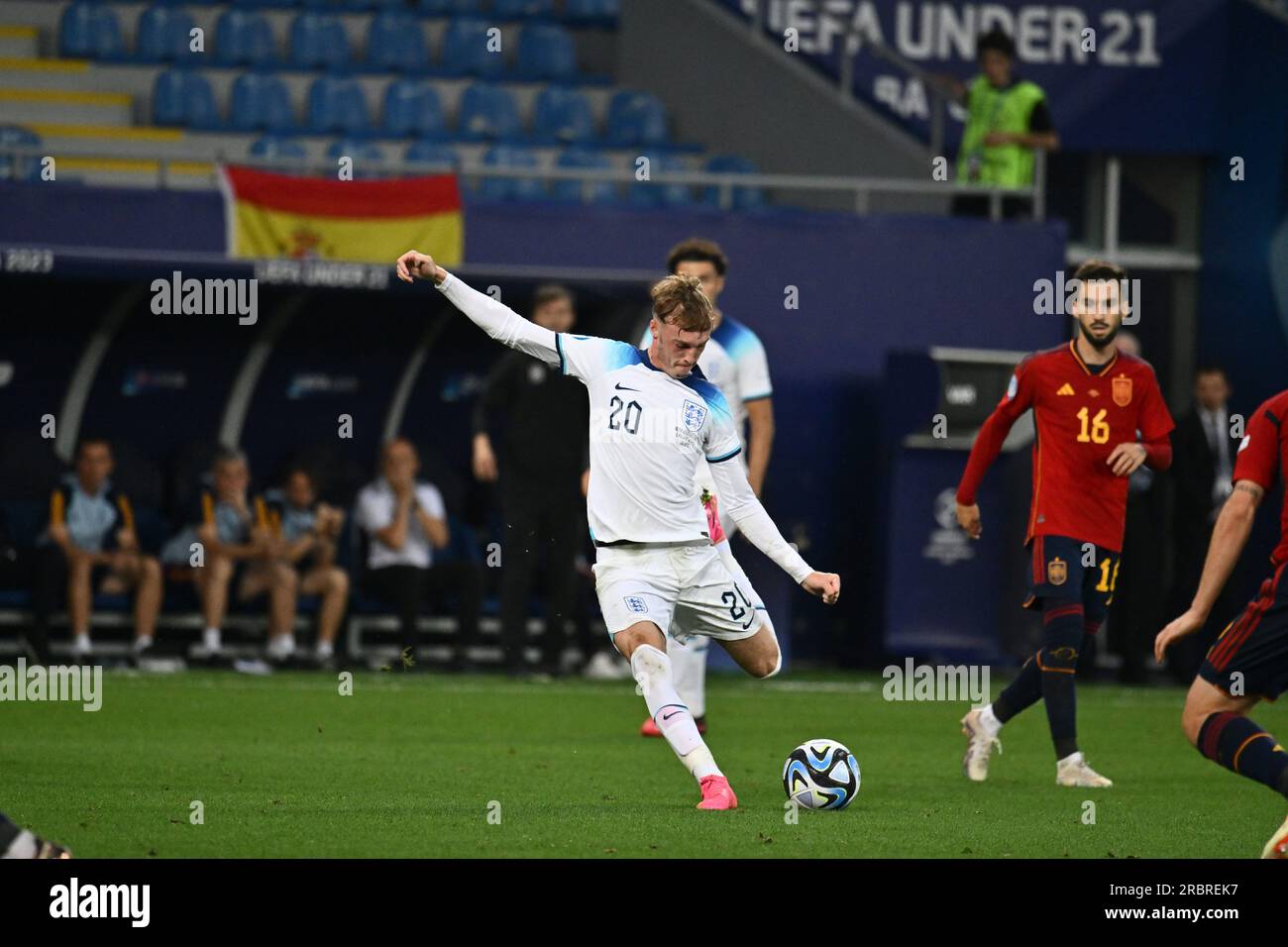 BATUMI, GEORGIA - JULY 8: Cole Palmer during the UEFA Under-21 Euro 2023 final match between ...