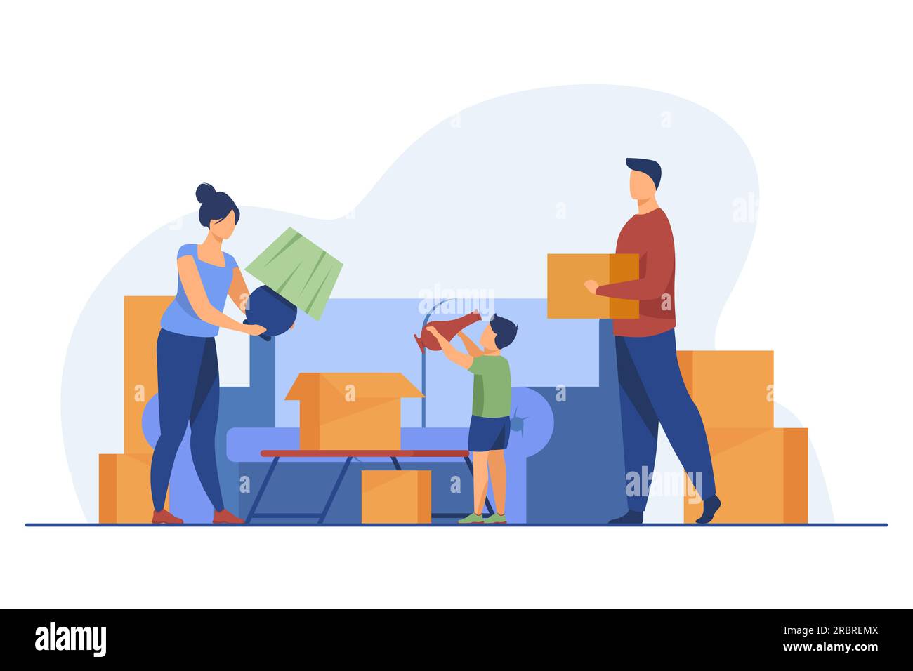 Child moving interior Stock Vector Images - Alamy