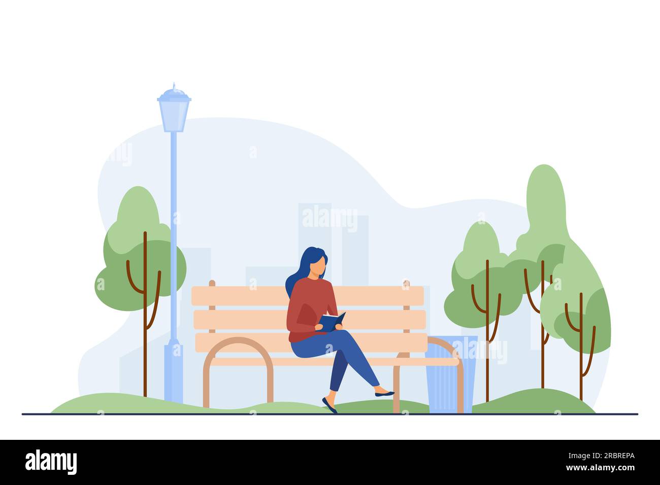 Reading garden book Cut Out Stock Images & Pictures - Alamy