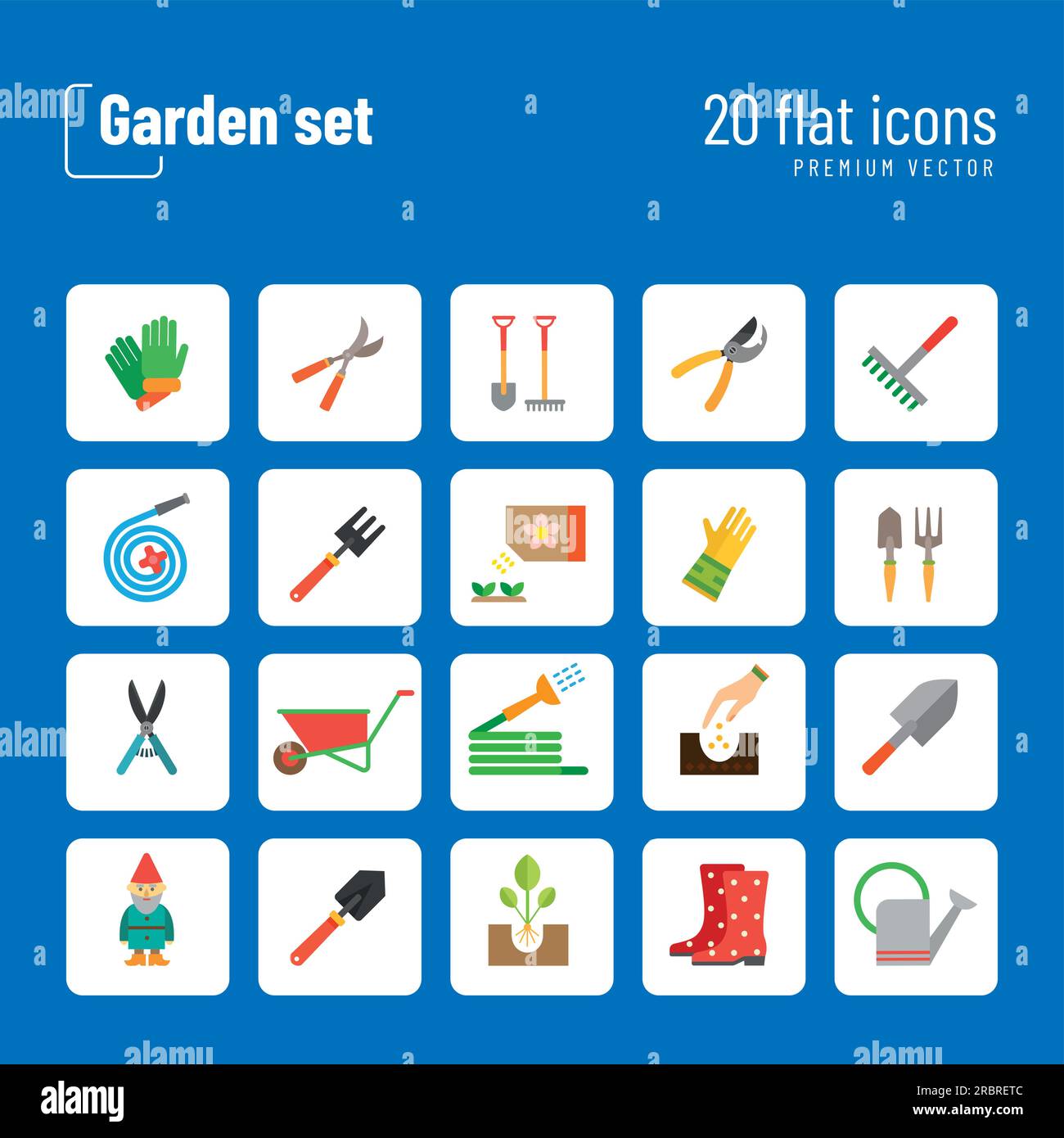 Seed packet garden Stock Vector Images - Alamy