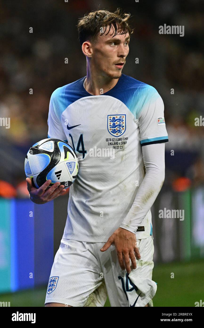 BATUMI, GEORGIA - JULY 8: James Garner during the UEFA Under-21 Euro ...
