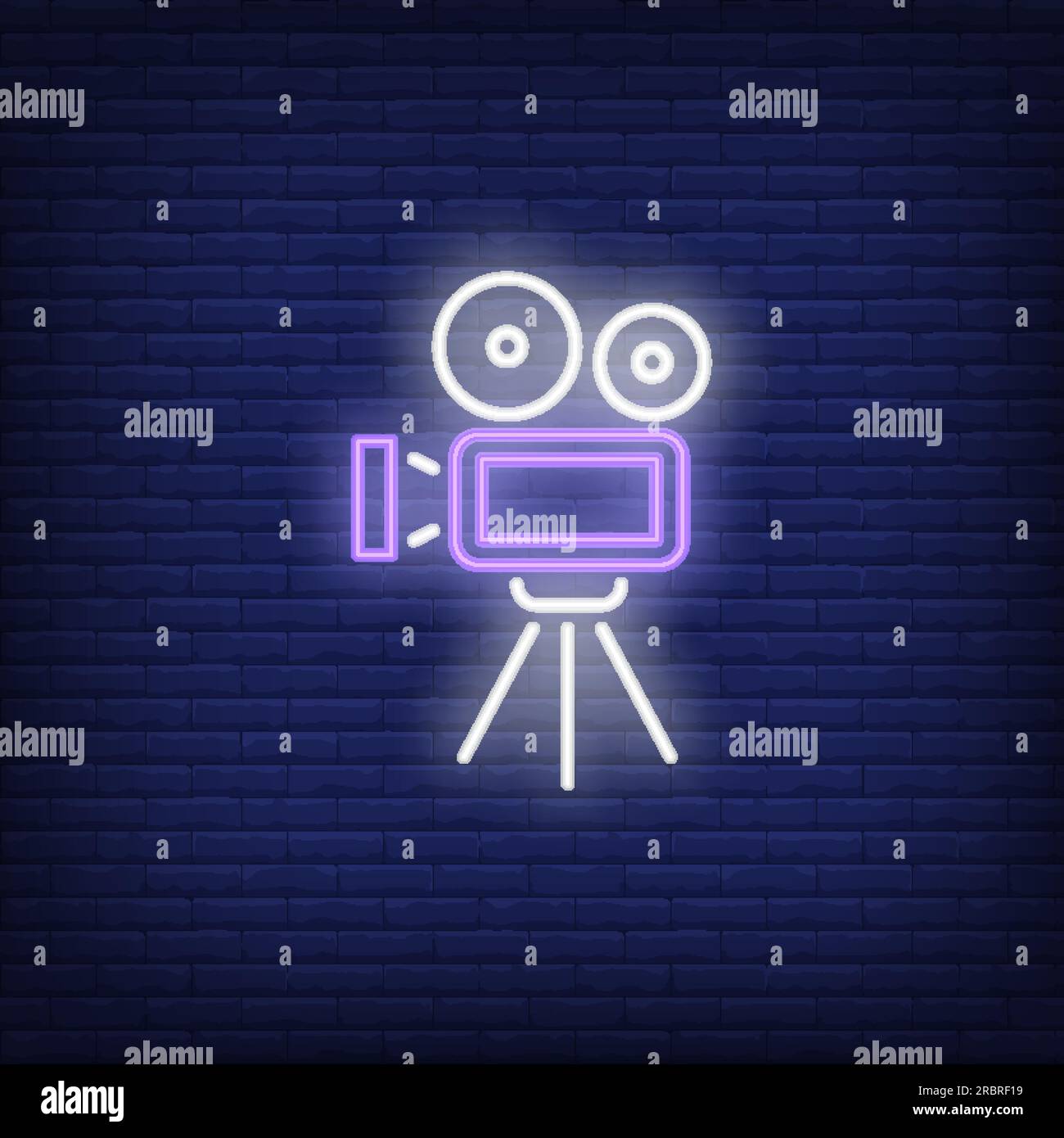 Video camera neon sign Stock Vector Image & Art - Alamy