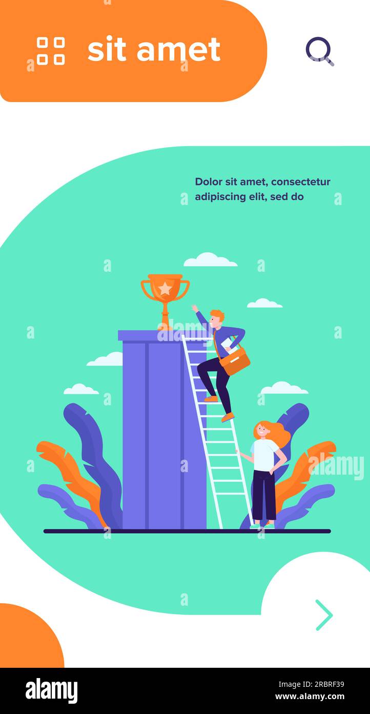 Lucky young man holding Stock Vector Images - Alamy