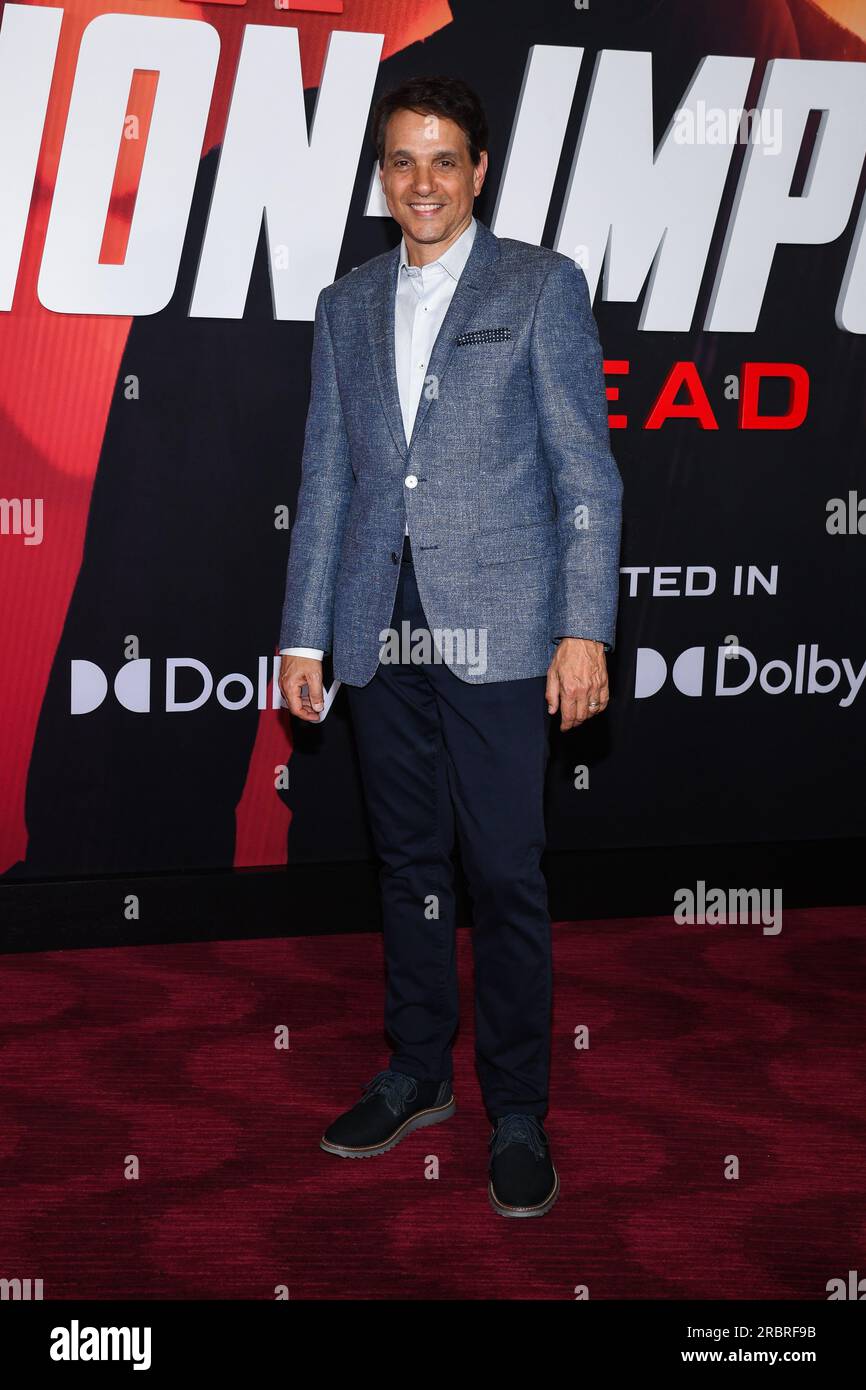 New York, USA. 10th July, 2023. Ralph Macchio walking on the red carpet ...