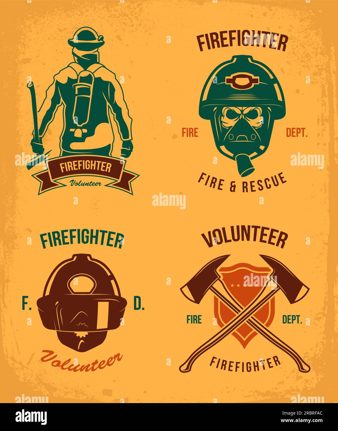 Firefighter patch hi-res stock photography and images - Alamy