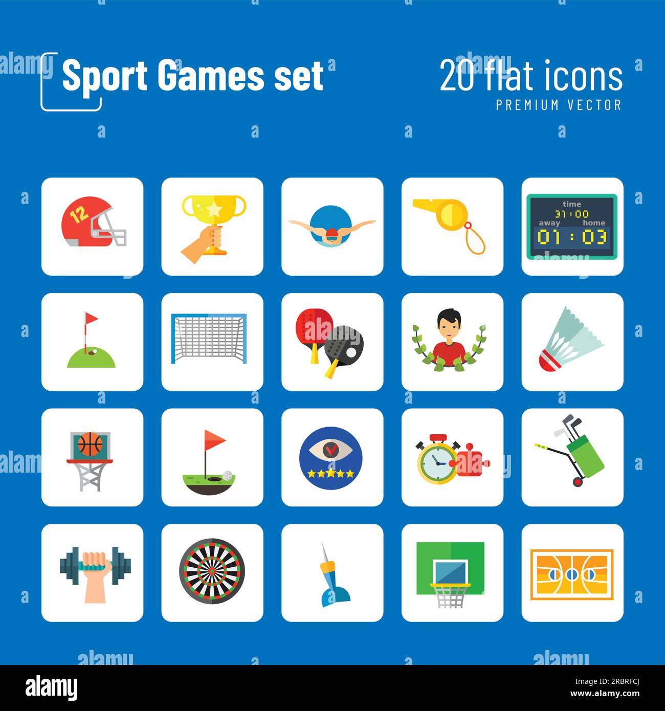 Sport Games Icon Set Stock Vector Image & Art - Alamy