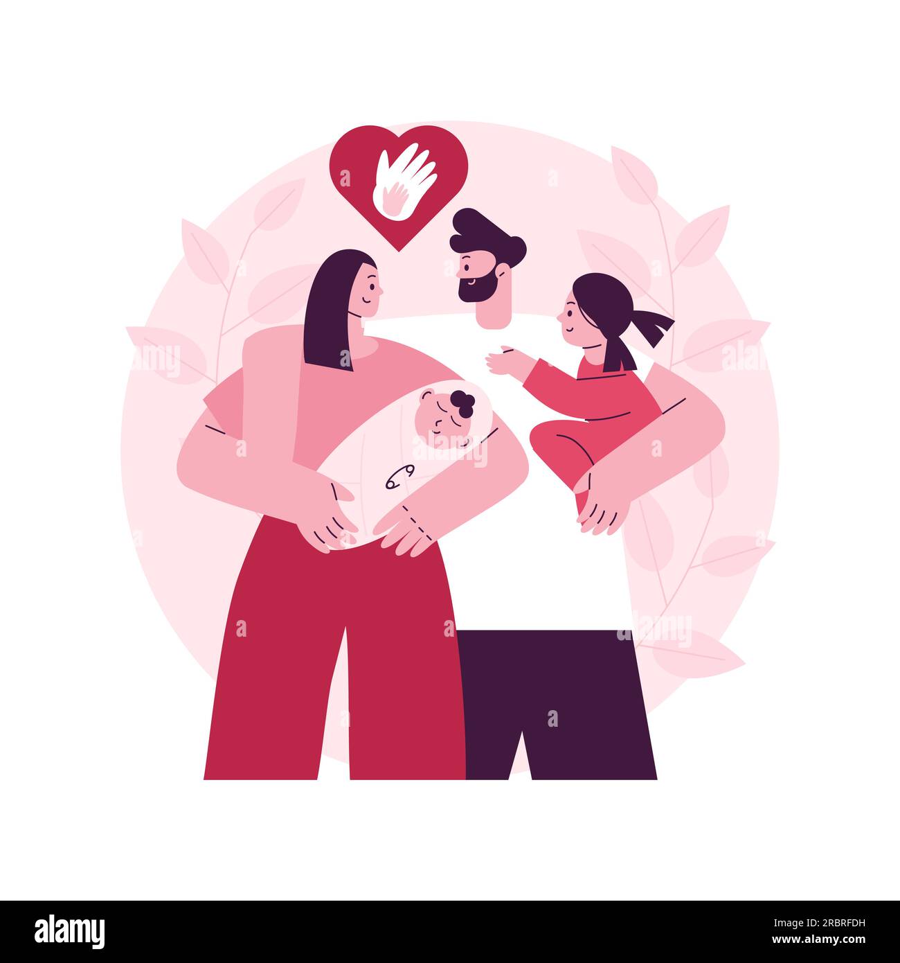 Parental responsibility abstract concept vector illustration. Rights ...