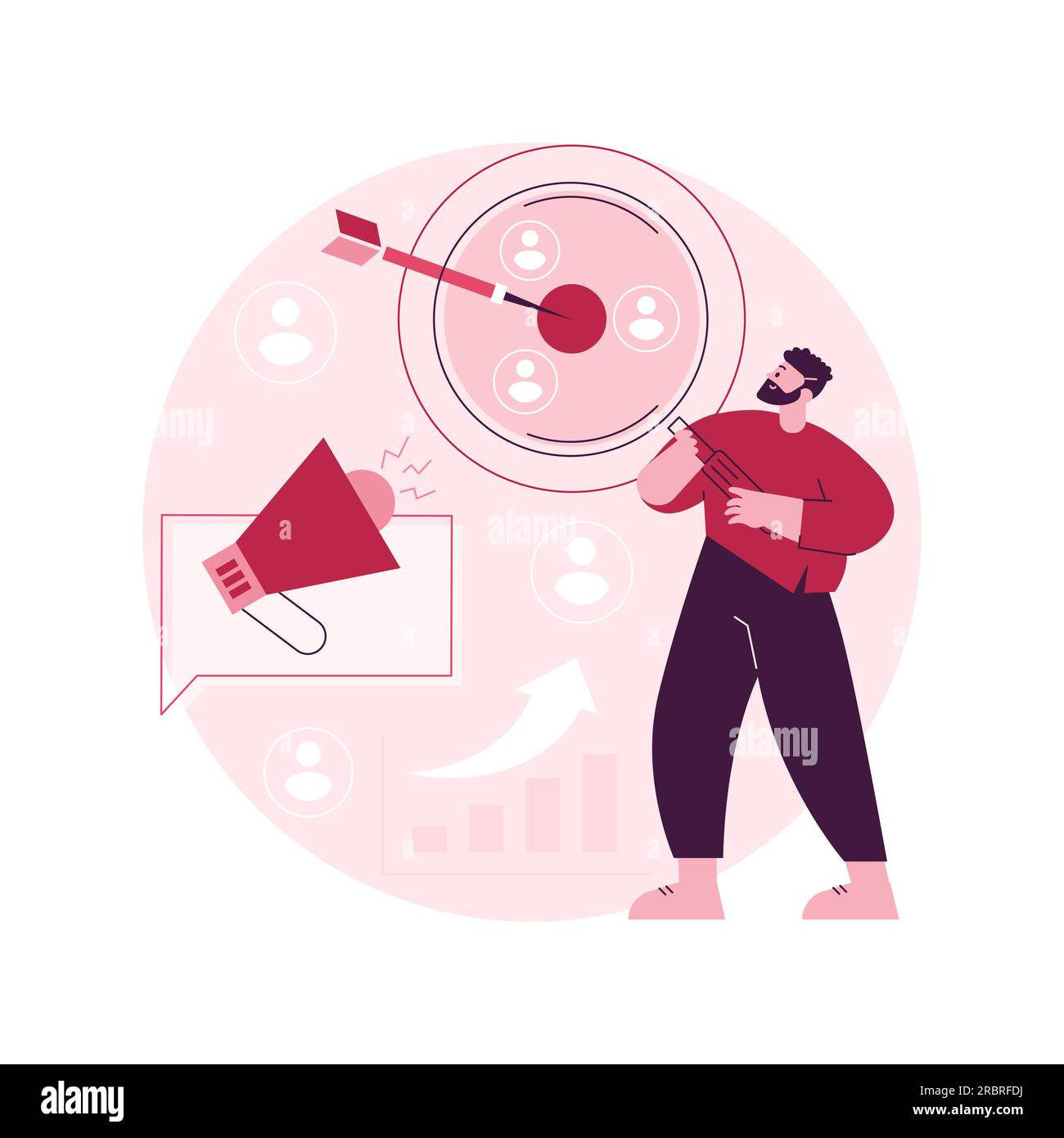 Market share metaphor Stock Vector Images - Alamy