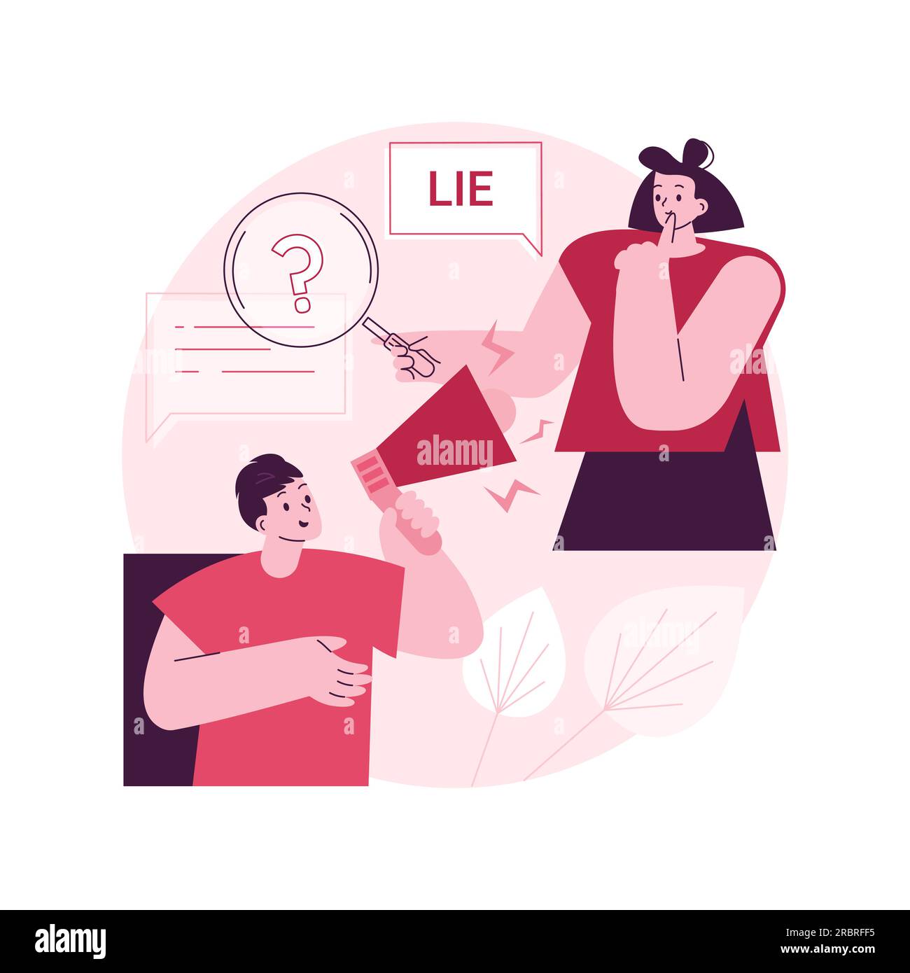 Post-truth abstract concept vector illustration. Post-truth discourse ...