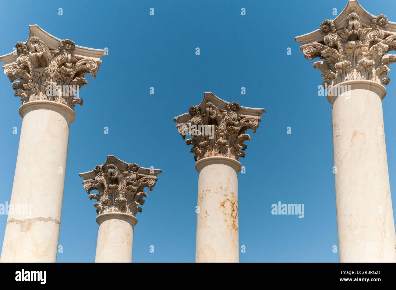 Historic US Capitol columns are displayed in Washington DC at the ...