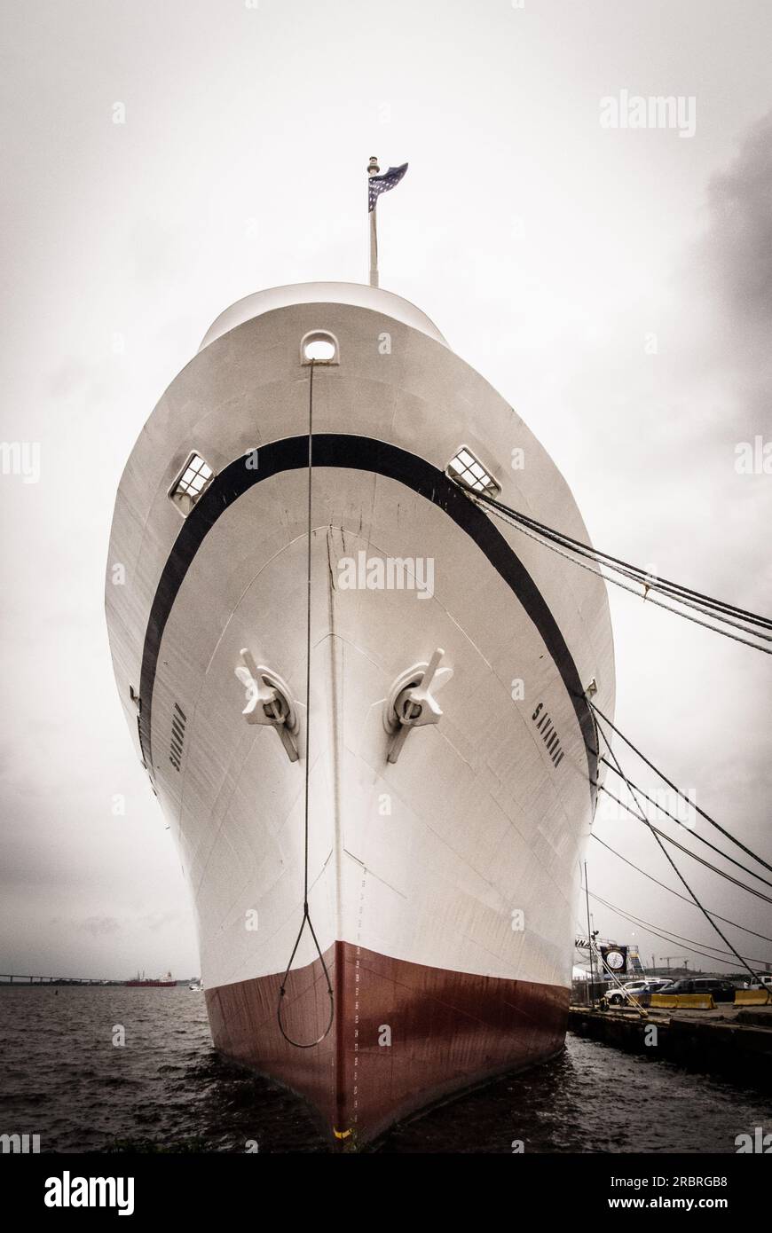 The USNS Savannah in Baltimore harbor is a nuclear-powered merchant ...