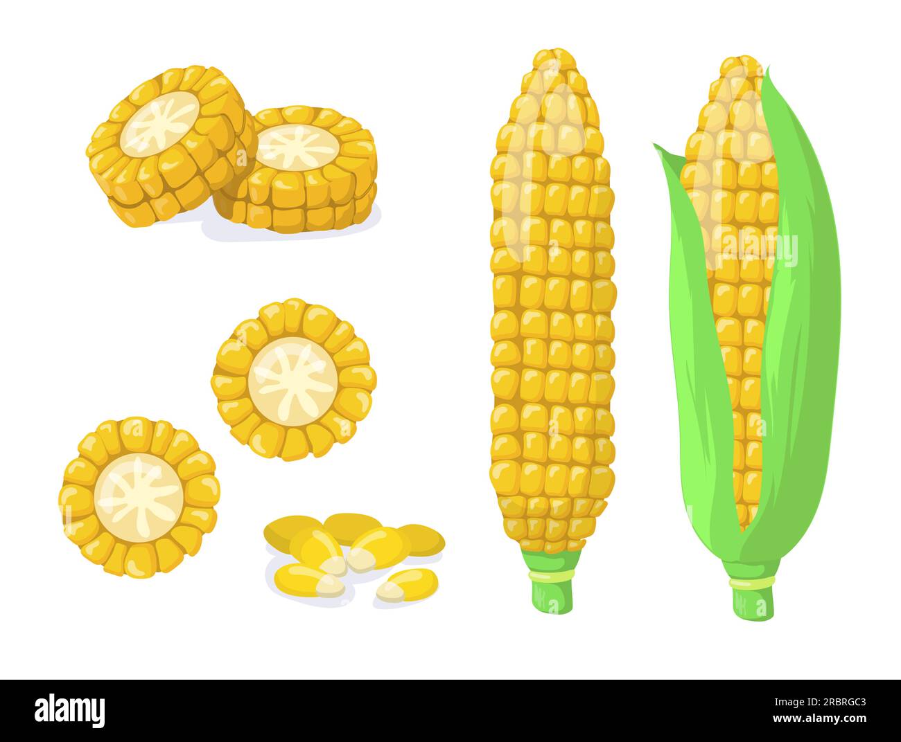 Harvesting maize Cut Out Stock Images & Pictures - Alamy