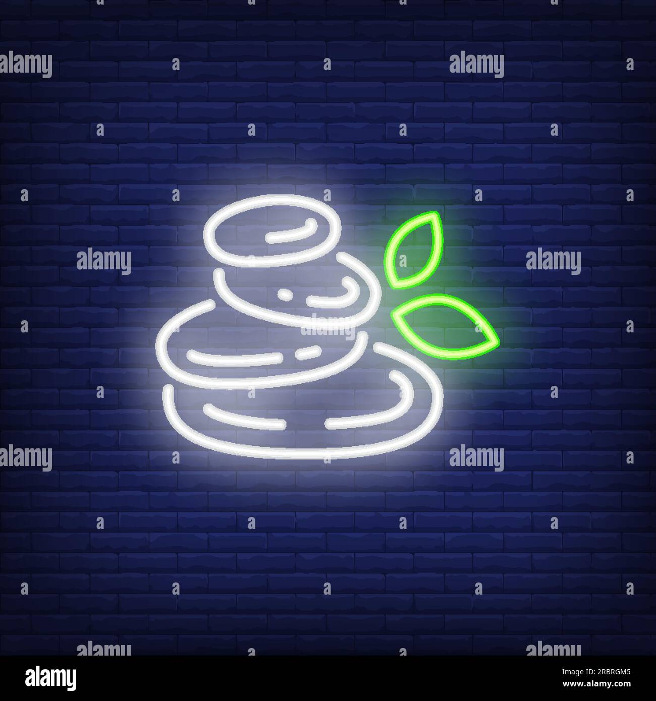 Health spa neon light sign hi-res stock photography and images - Alamy