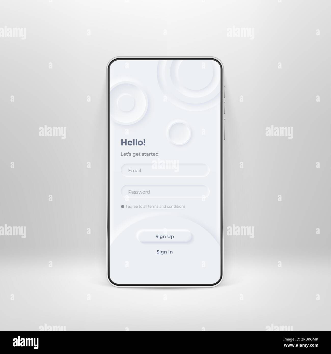 Digital mobile phon Stock Vector Images - Alamy