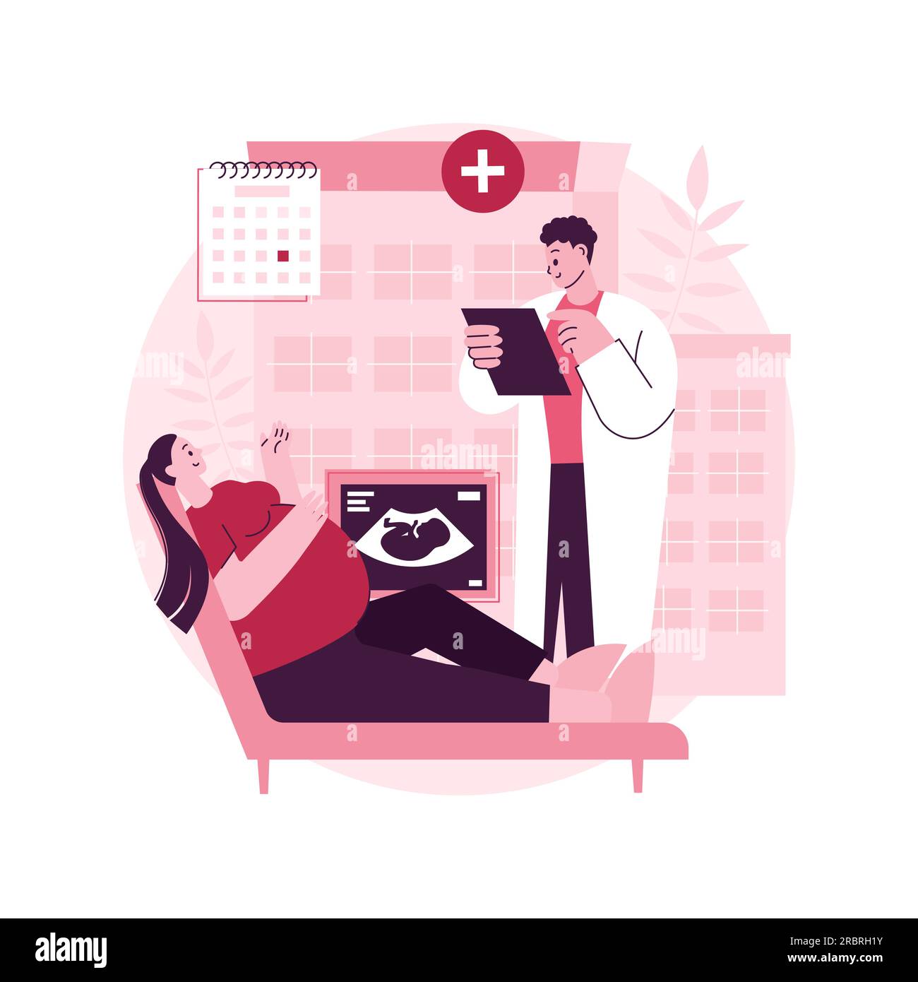 Maternity services abstract concept vector illustration. Maternity care ...