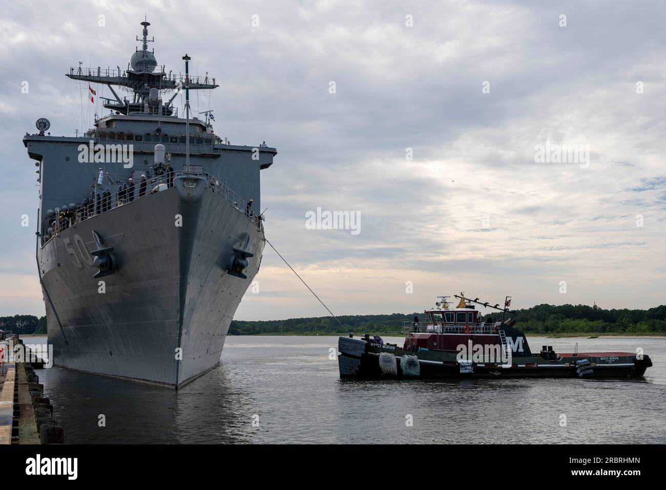 230710-N-GN619-1066 VIRGINIA BEACH, Va. - The dock landing ship USS ...