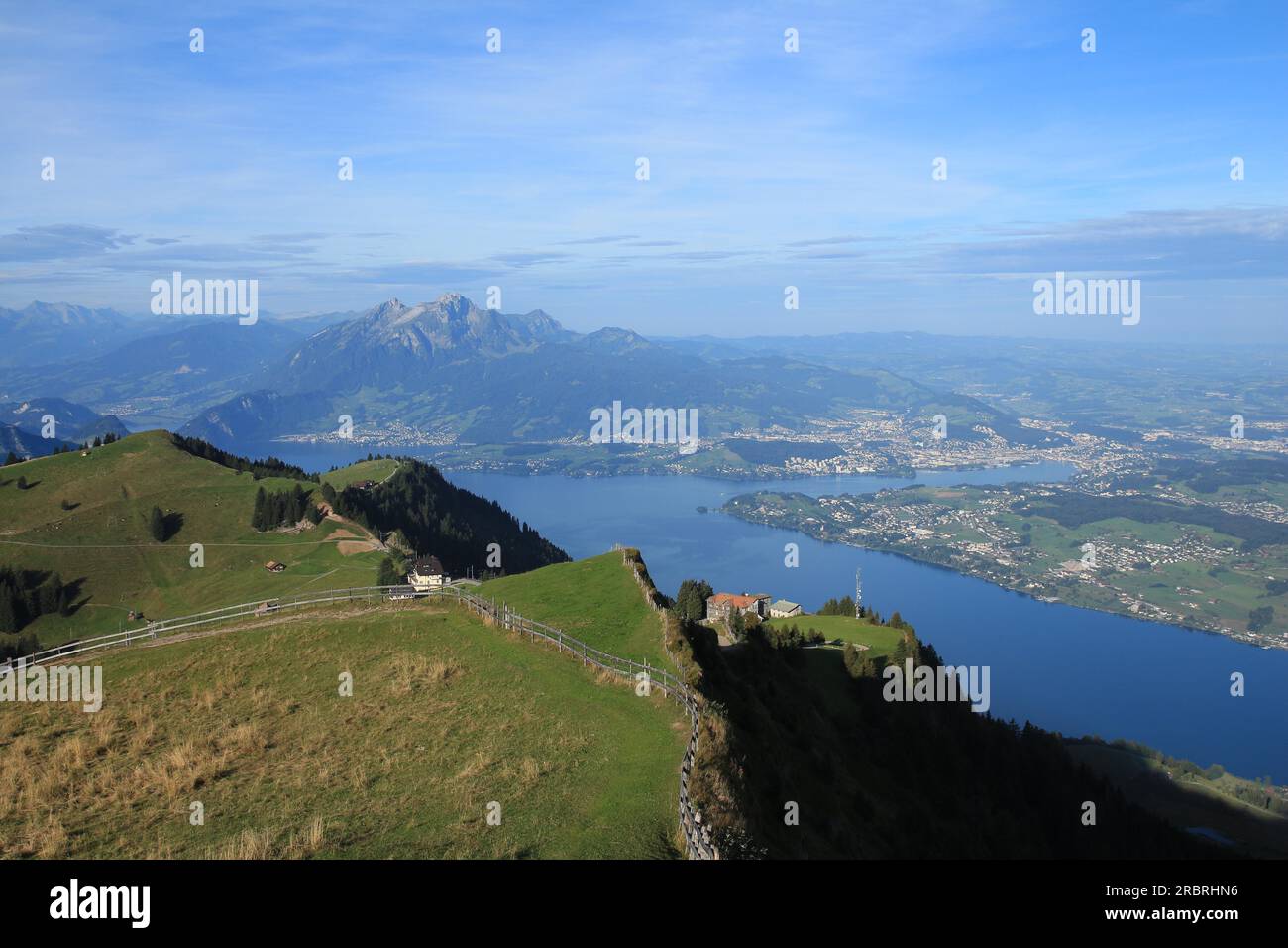 View of Lucerne from Mount Rigi Stock Photo - Alamy