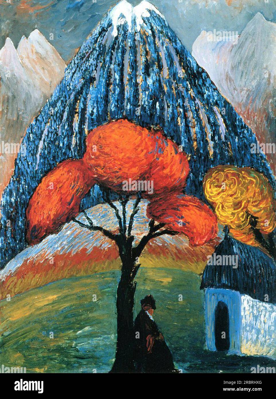 Red Tree 1910 by Marianne von Werefkin Stock Photo - Alamy