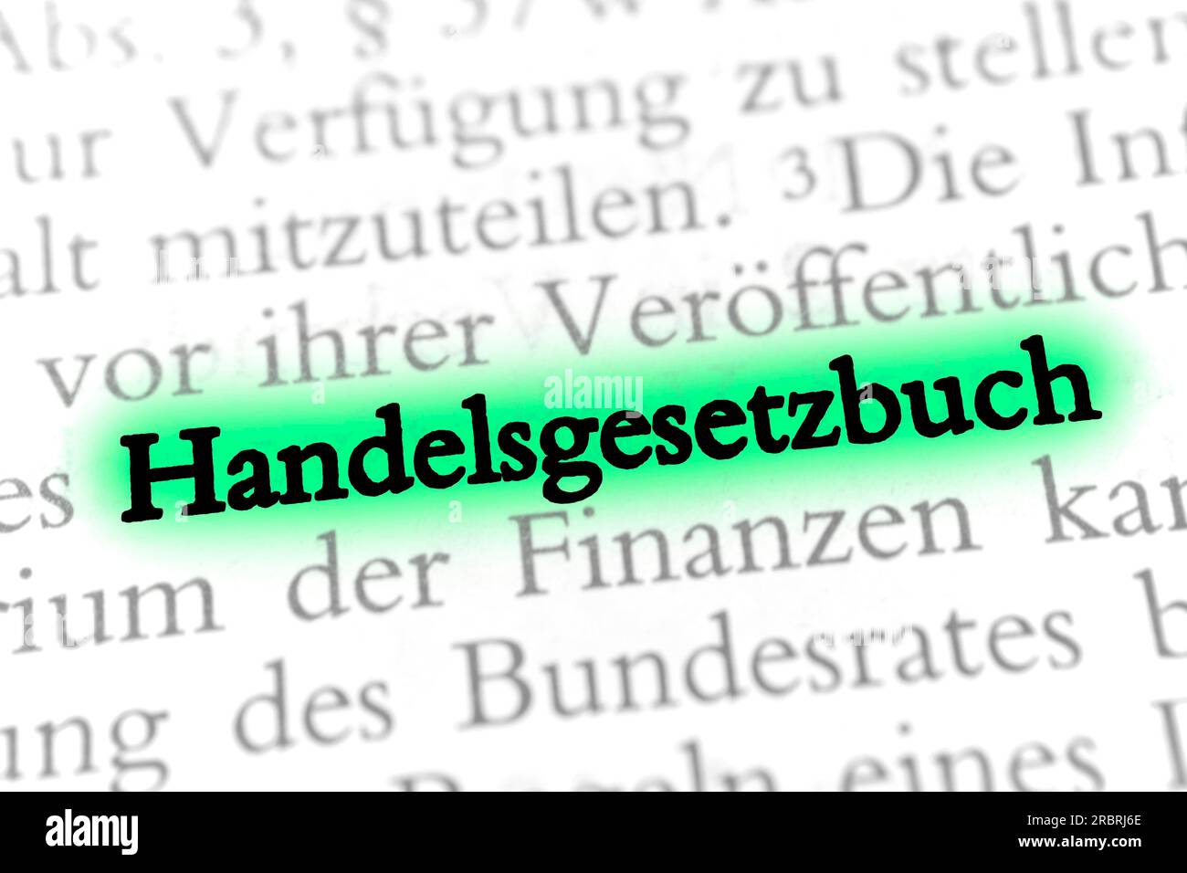 German commercial code hi-res stock photography and images - Alamy