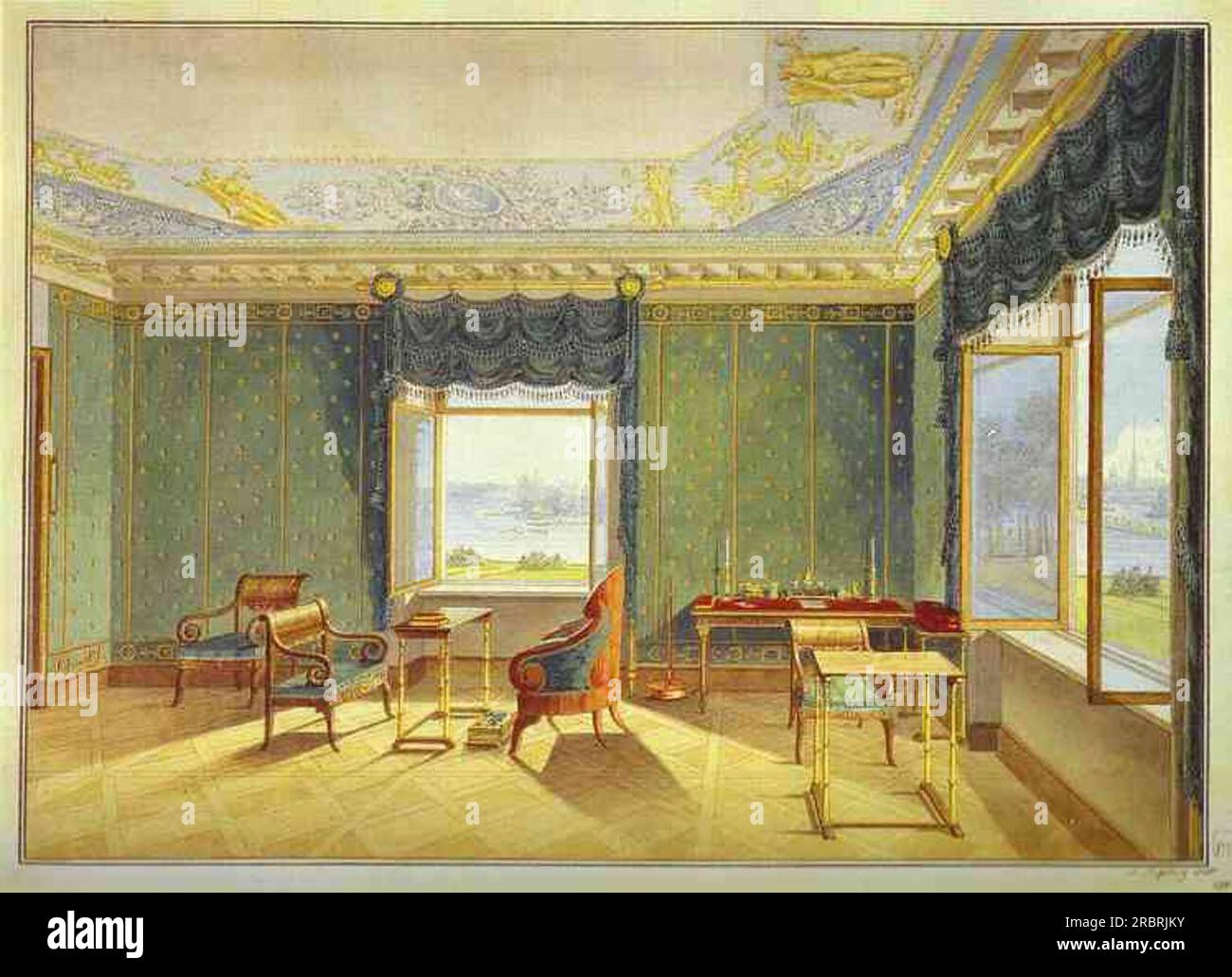 View from Window 1821 by Maxim Vorobiev Stock Photo - Alamy