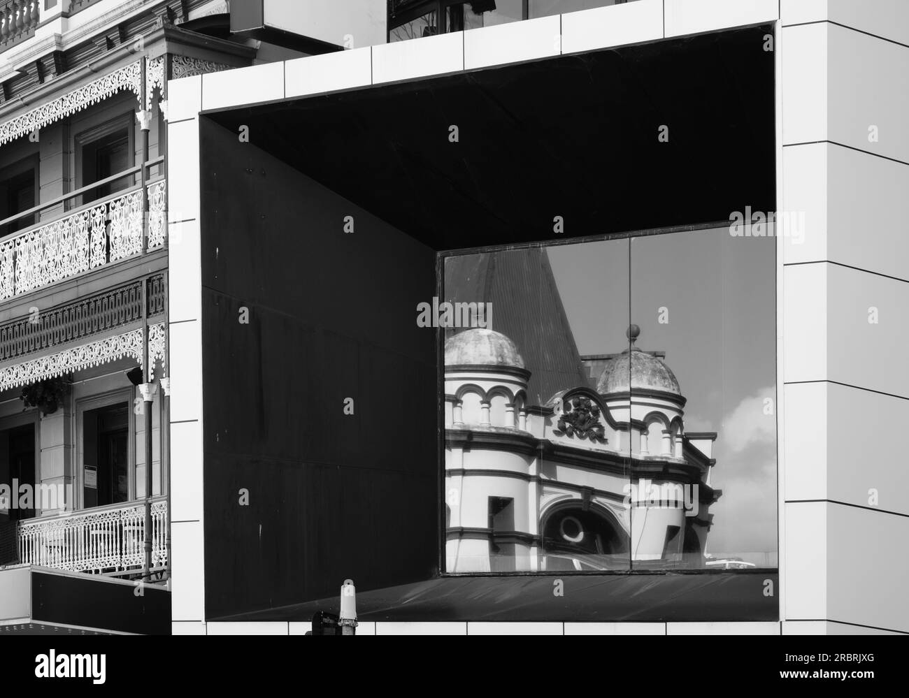 Building detail in Fortitude Valley, McWhirters Stock Photo - Alamy