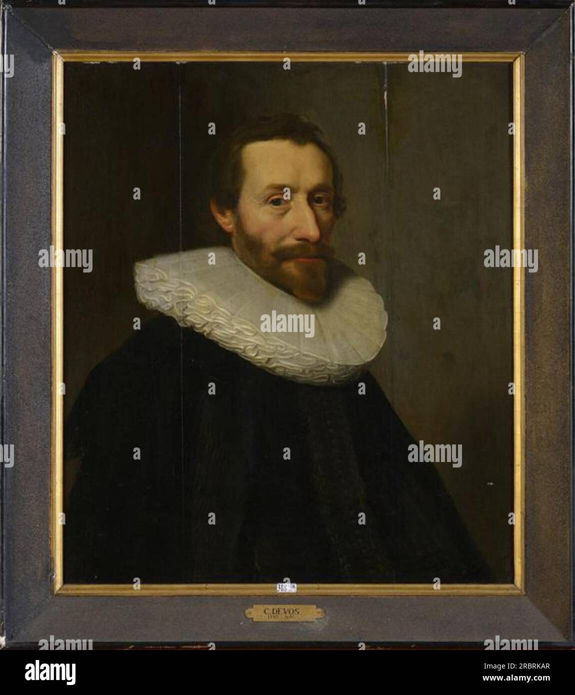 Portrait of a 56 year old man with a strawberry by Cornelis de Vos ...