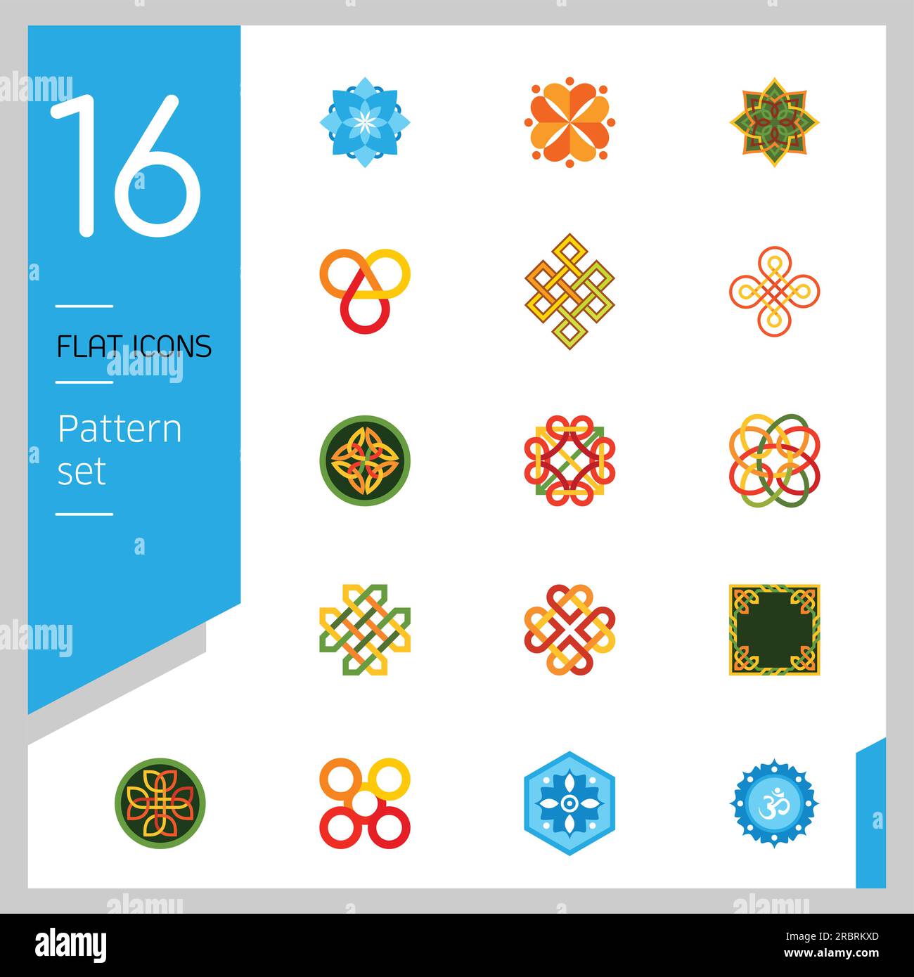 Pattern Icon Set Stock Vector Image & Art - Alamy