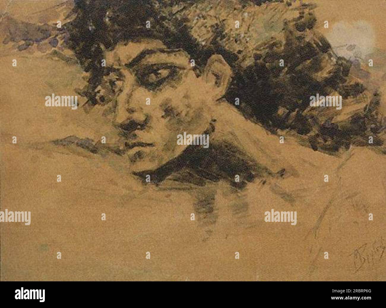 Vrubel demon hi-res stock photography and images - Alamy