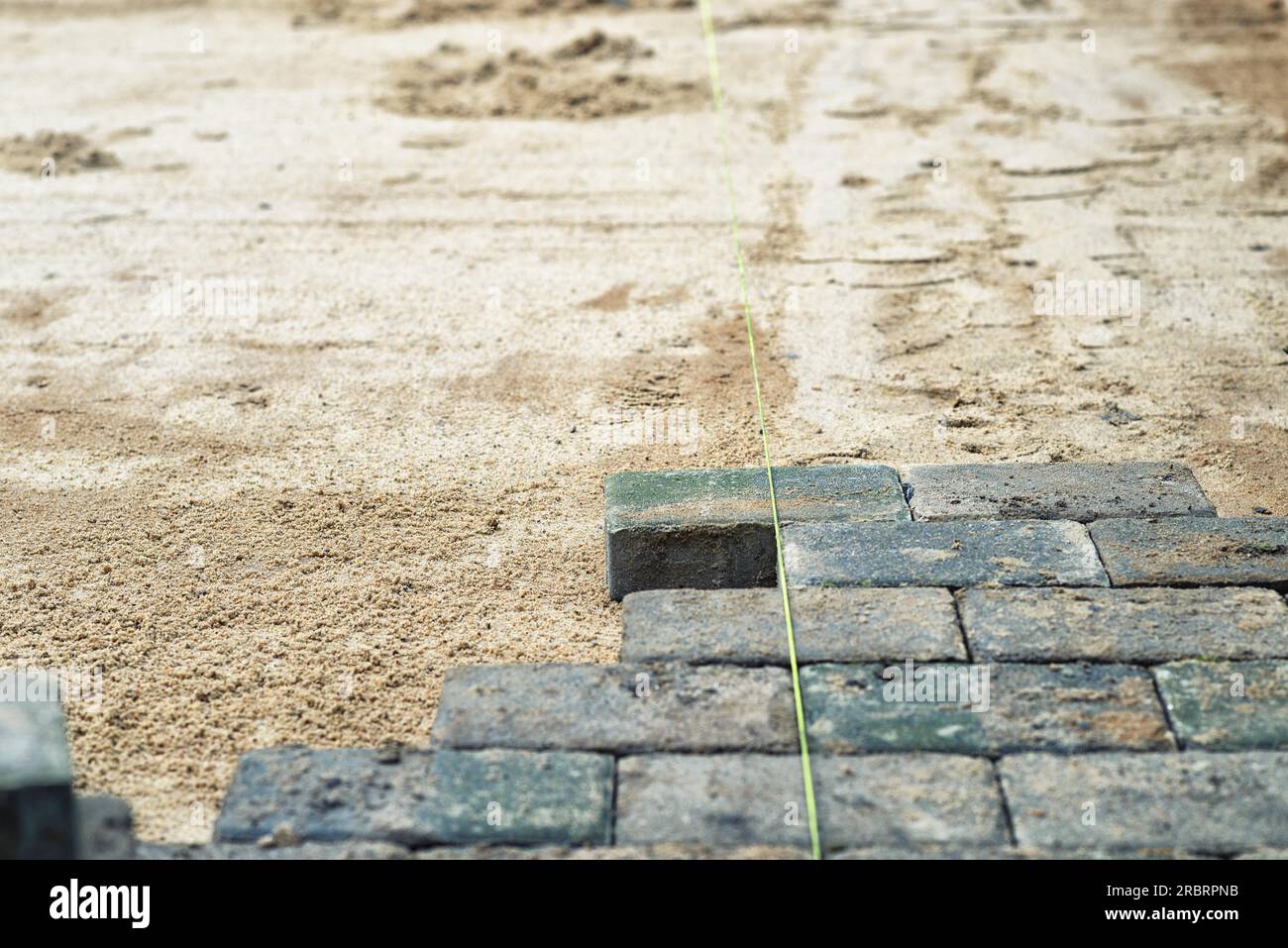 Red brick driveway hi-res stock photography and images - Alamy