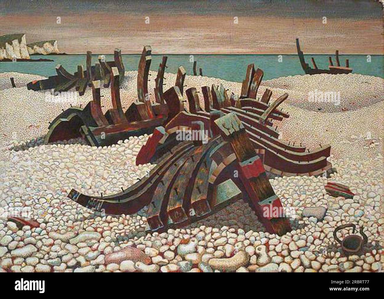 Requiescat 1940 by Edward Wadsworth Stock Photo - Alamy