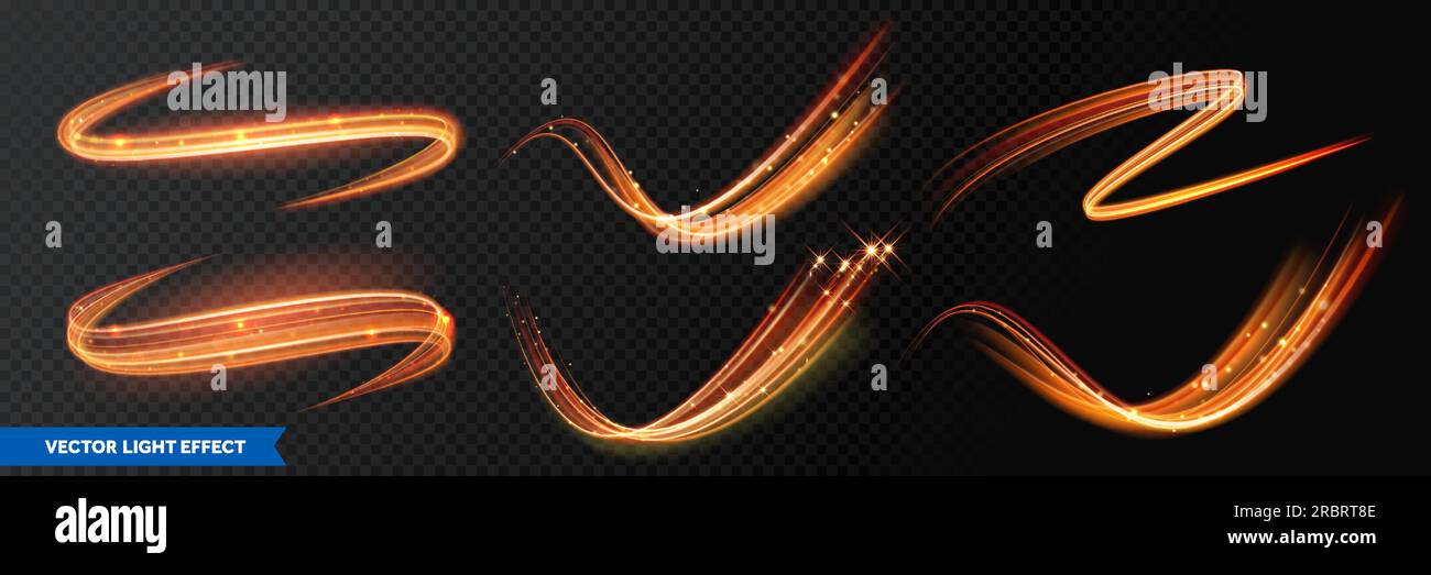 Sparkling trails Stock Vector Images - Alamy