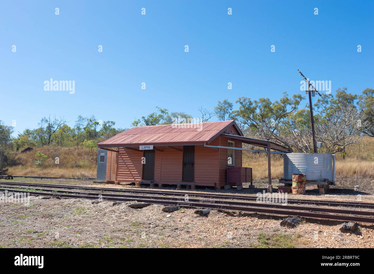 Lappa Junction railway station on the Cairns to Forsyth line used by ...