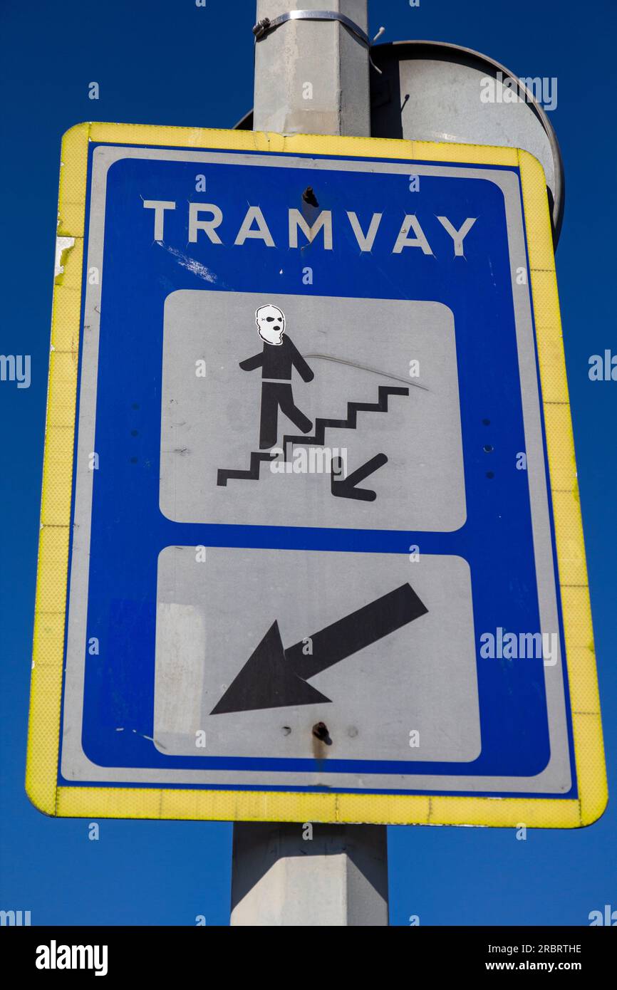 Traffic sign with a twist hi-res stock photography and images - Alamy