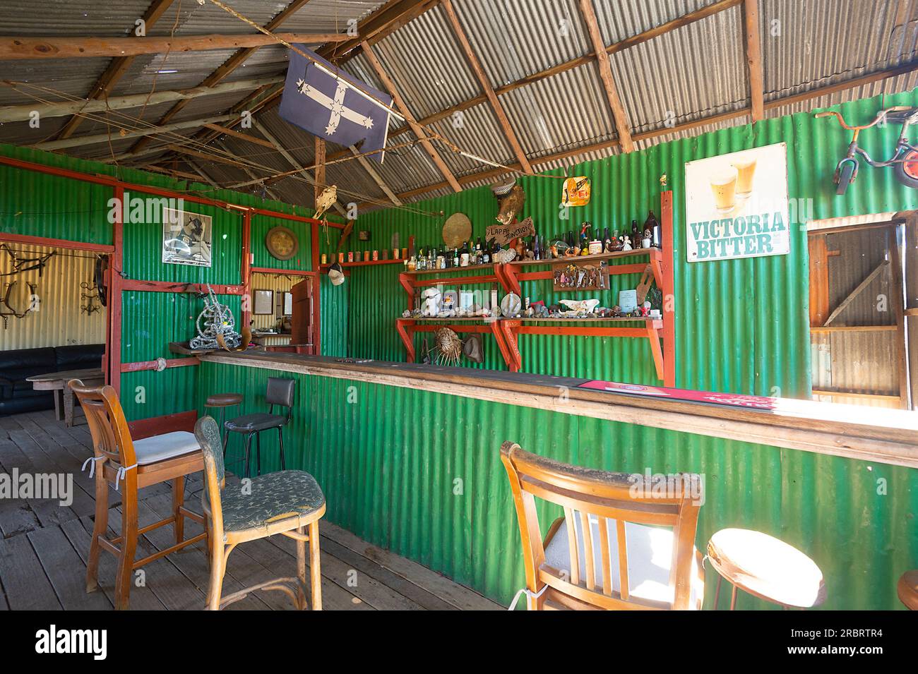 Counter of the old Lappa Junction Hotel, now a museum, Lappa, Far North ...