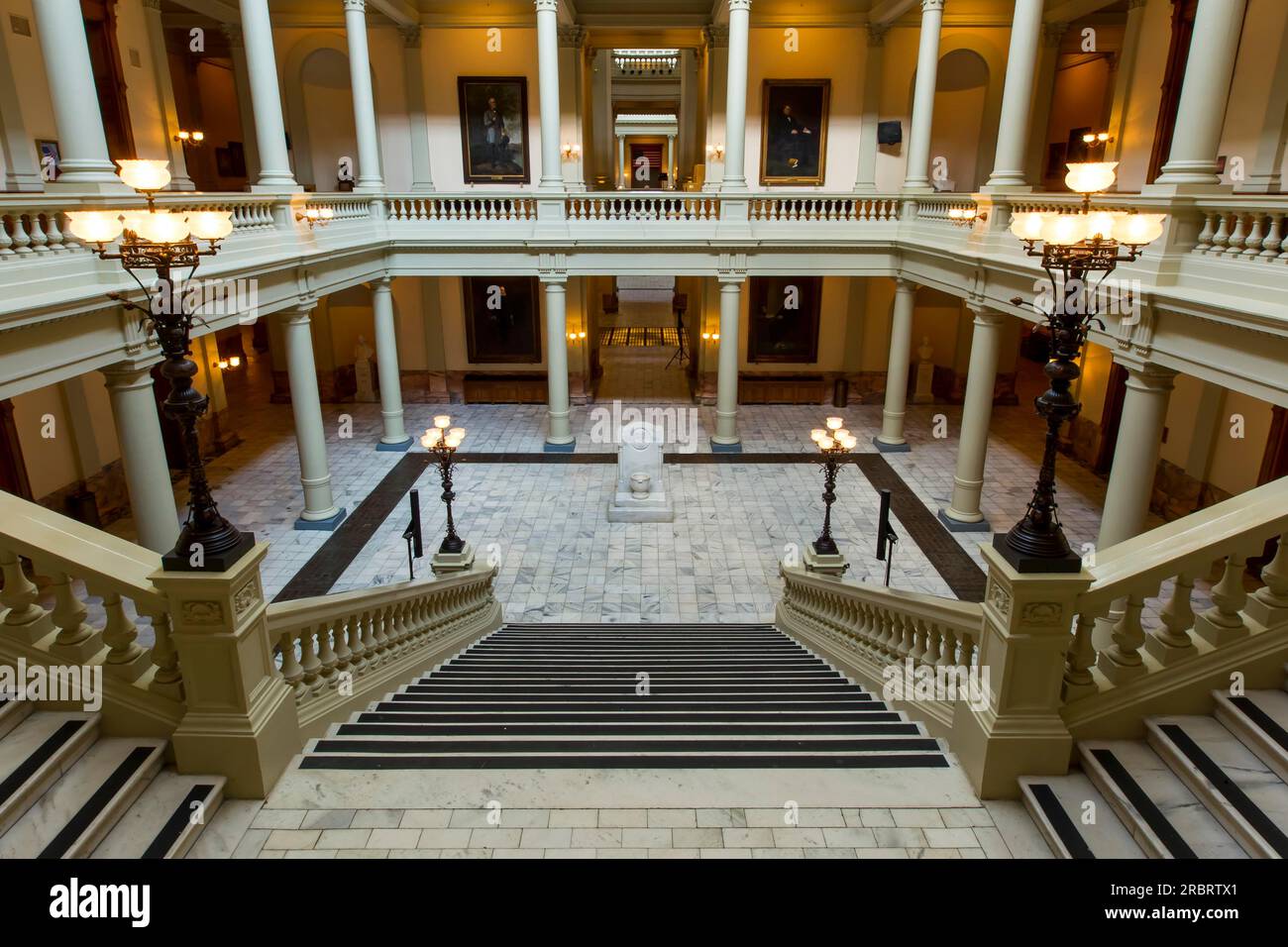 The Georgia State Capitol, in Atlanta, Georgia, in the United States ...