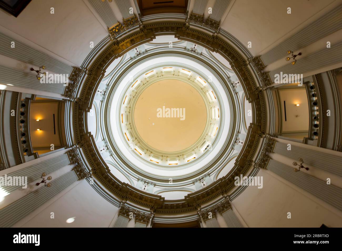 The Georgia State Capitol, in Atlanta, Georgia, in the United States ...