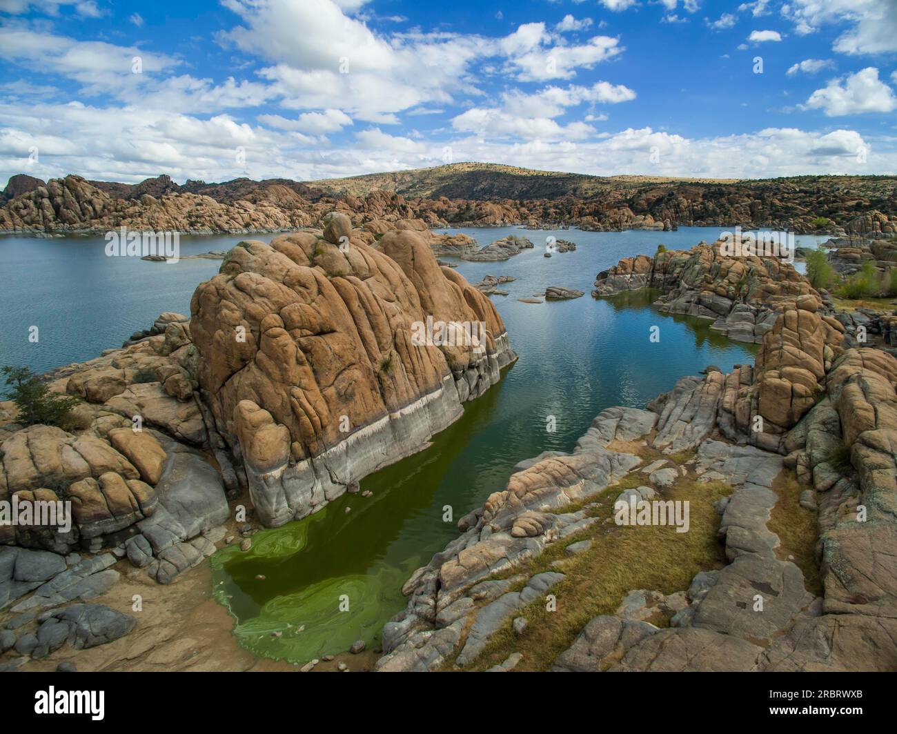 Lake views in the Arizona desert Stock Photo - Alamy